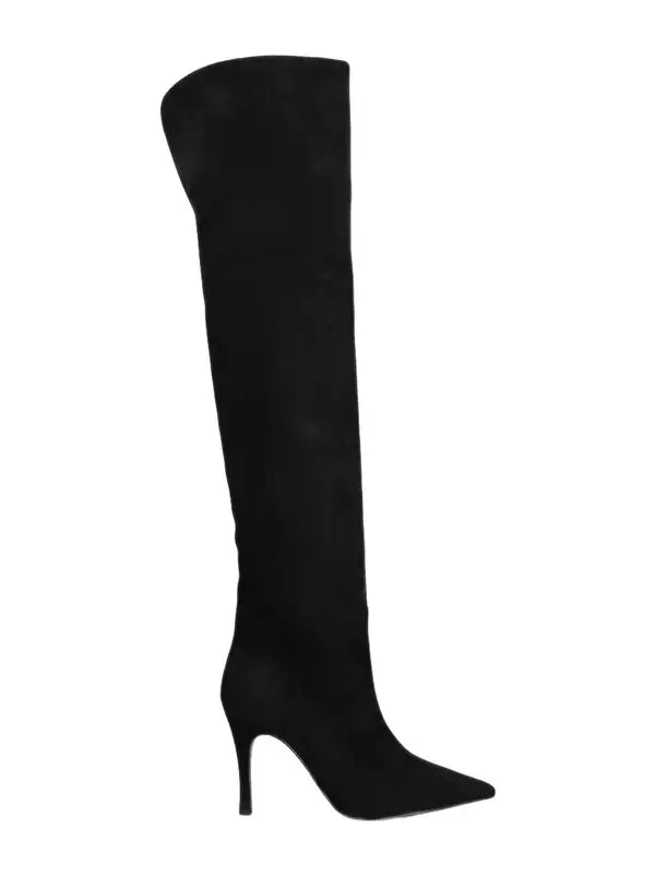 BIANCADI Pointed-toe Over-the-knee Boots - Black