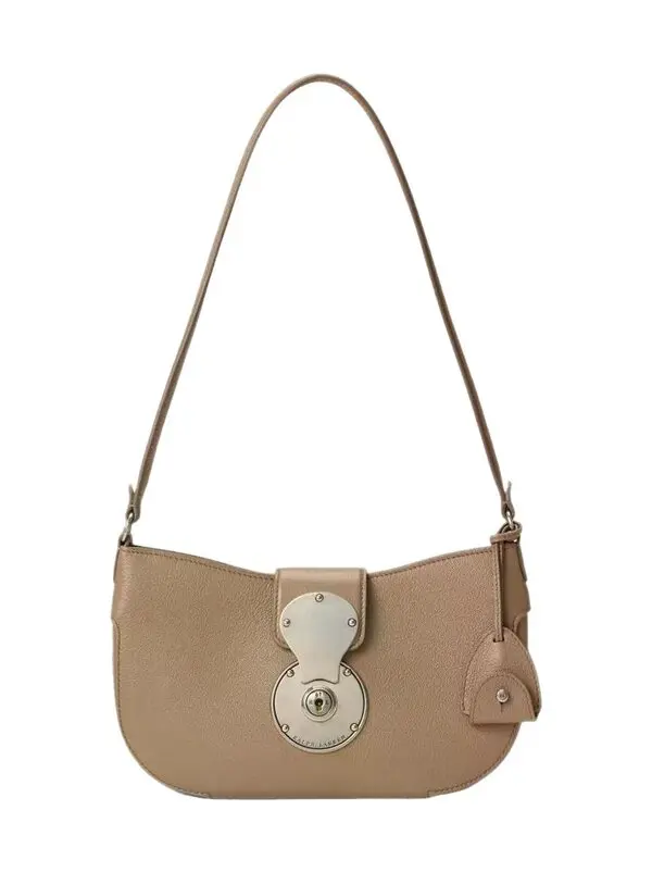 Ralph Lauren Ricky Leather Shoulder Bag - Neutrals