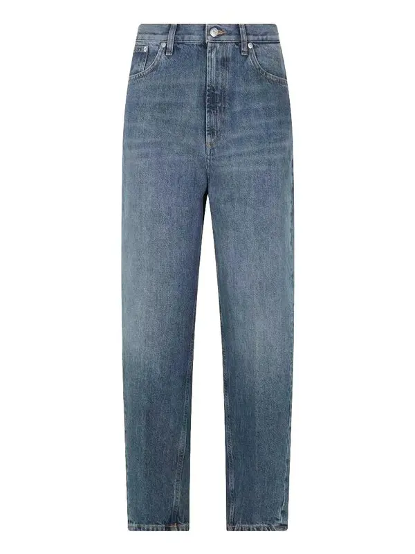 DONDUP Faded-effect Straight-leg Jeans - Blue