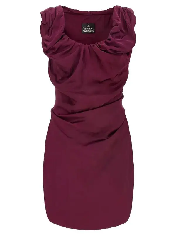 VIVIENNE WESTWOOD Ginnie Draped Mini Dress - Red