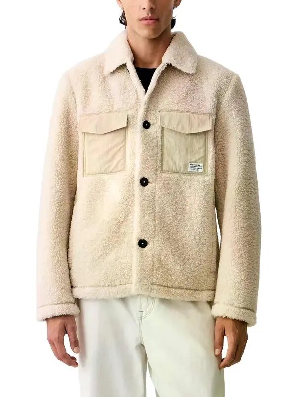 Marc O'polo Patch-pocket Fleece Jacket - White