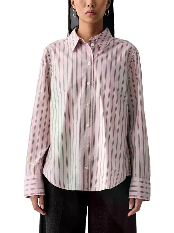 Marc O'polo Vertical-stripe Shirt - Pink
