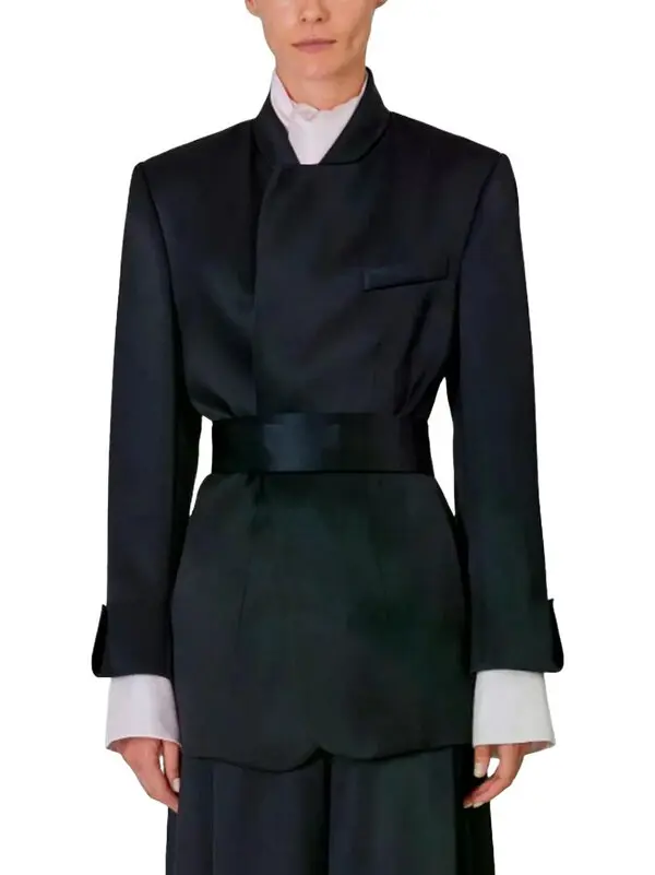 SA SU PHI Lauren Belted Blazer - Black