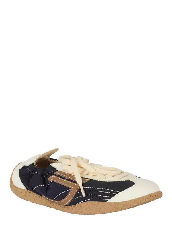 PURAAI 9.01 Corsa Round-toe Low-top Sneakers - Blue