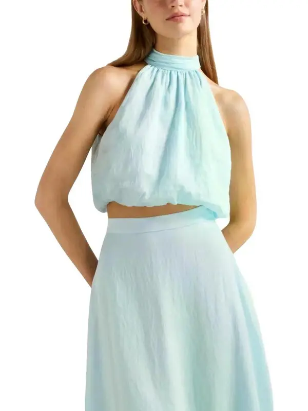 EVER NEW Maisie Halter Tie-up Top - Blue