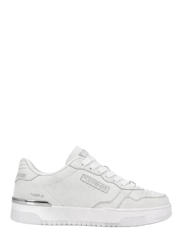 PLEIN SPORT Nabuk Low-top Sneakers - White