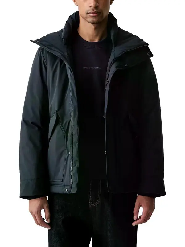 Marc O'polo Hooded Padded Jacket - Blue