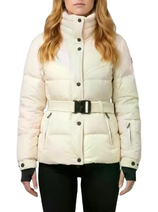 Moncler Karashi Belted Ski Jacket - White