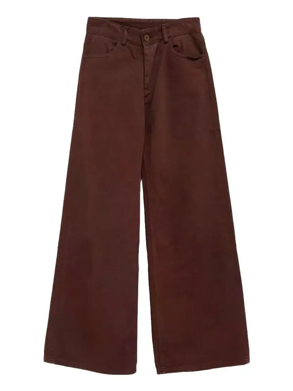 BASERANGE Tajo Wide-leg Trousers - Brown