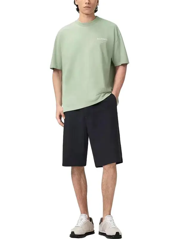ALLSAINTS Underground Logo-print Crew-neck T-shirt - Green