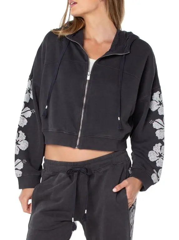 Roxy Tropical Trails Full Zip Hoodie - Phantom