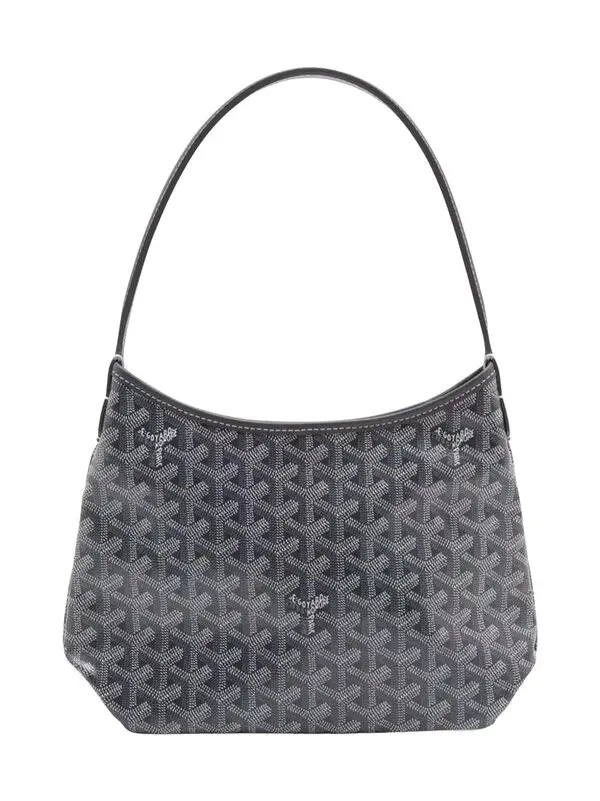 Goyard 2000-2026 Goyardine Mini Boheme Hobo Shoulder Bag - Grey