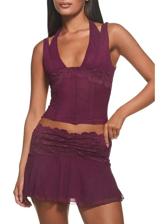 I.AM.GIA Maris Halter Top - Plum