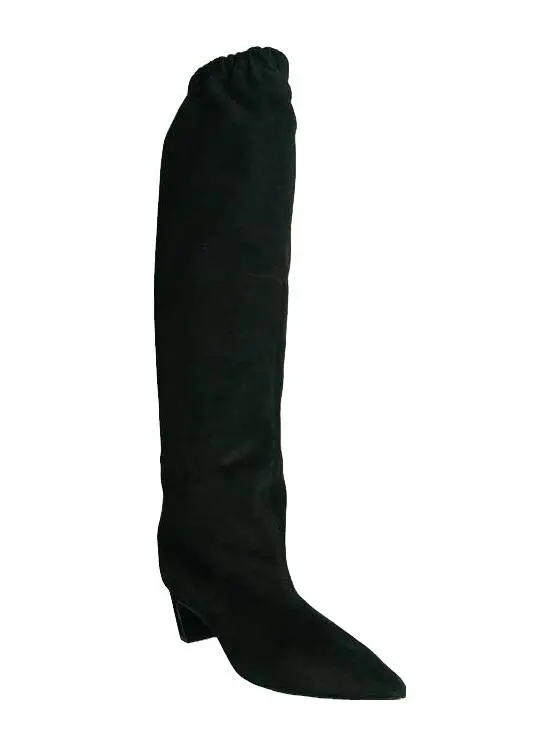 Ash Victoria Over The Knee Boot - Black