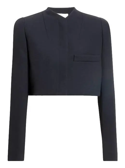 Khaite Samo Cropped Jacket - Black