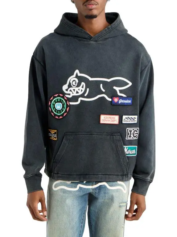 ICECREAM Bacon Cotton Graphic Hoodie - Jet Set