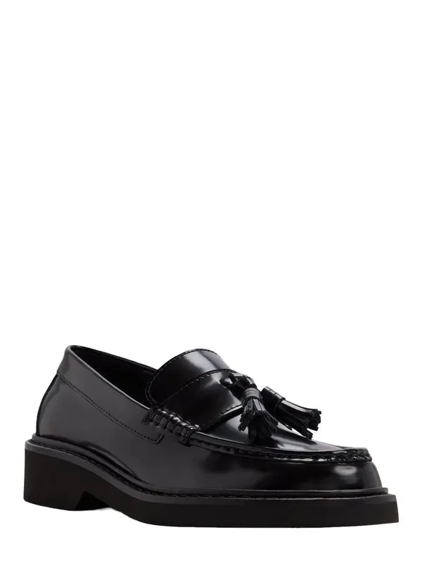 G.H.BASS Margot Leather Tassel Loafer - Black