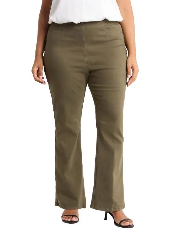 NIC+ZOE Berkeley Bootcut Jeans - Kelp