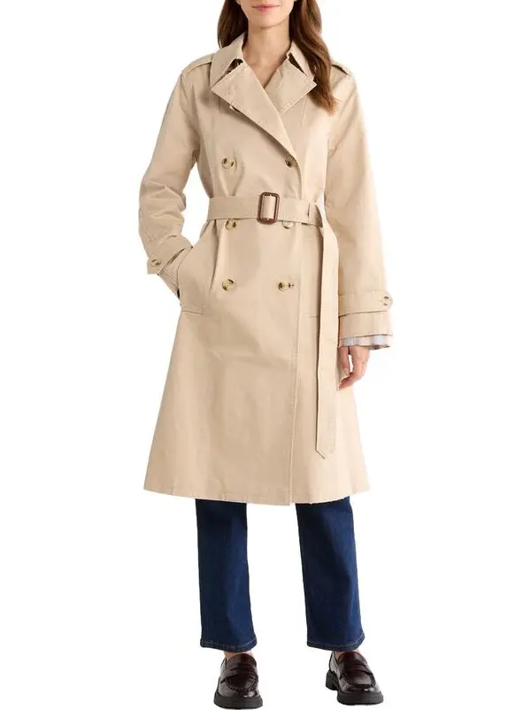 RE/DONE Cara Trench Coat - Khaki