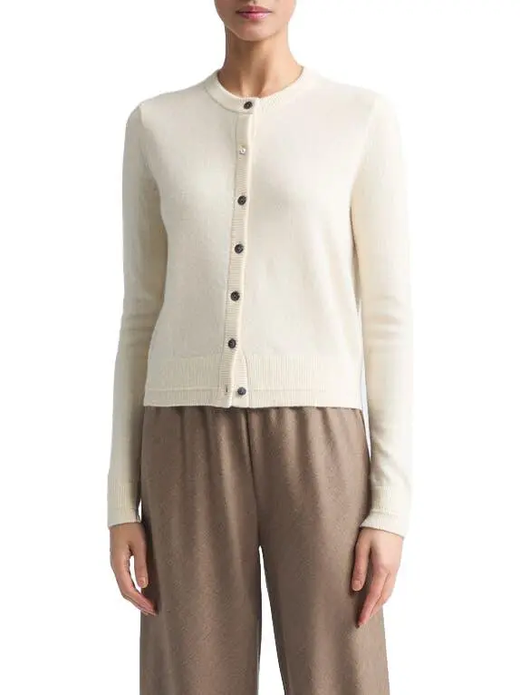 Maria Mcmanus Recycled Cashmere & Cotton Cardigan - Ivory
