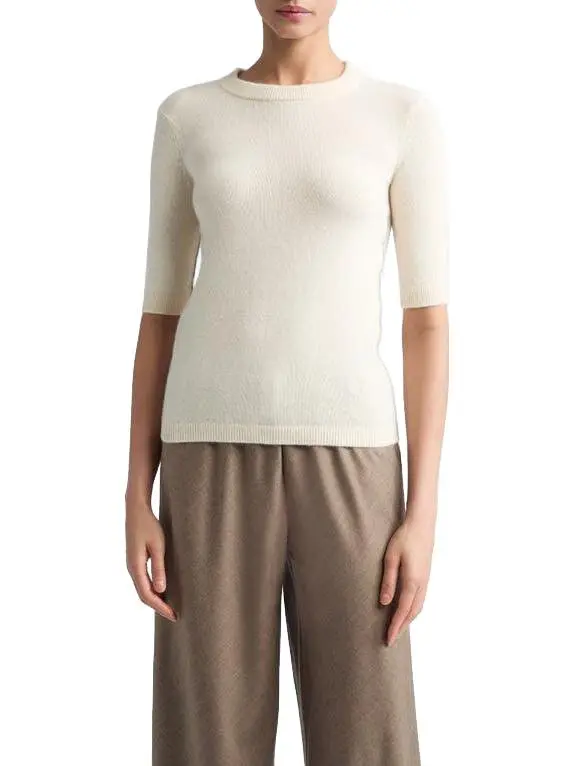 Maria Mcmanus Recycled Cashmere & Cotton Sweater - Ivory