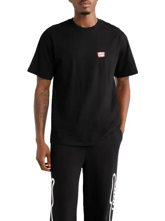 ICECREAM Jasmine Cotton Graphic T-shirt - Black