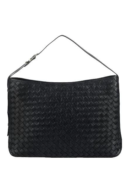 APATCHY LONDON The Holly Woven Leather Bag - Black