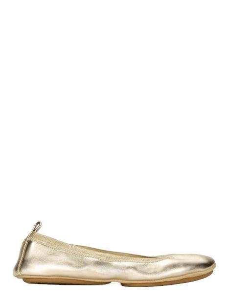 Yosi Samra Samara Foldable Ballet Flat - Gold