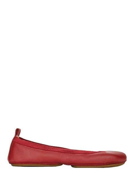 Yosi Samra Samara Foldable Ballet Flat - Ruby Red