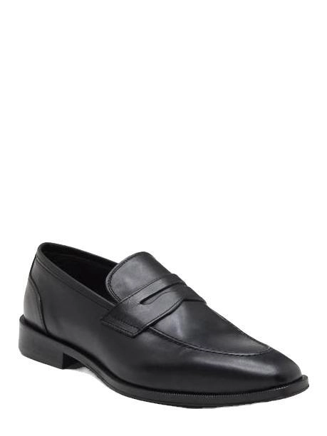 JOHN W. NORDSTROM® Spoleto Leather Penny Loafer - Black Leather