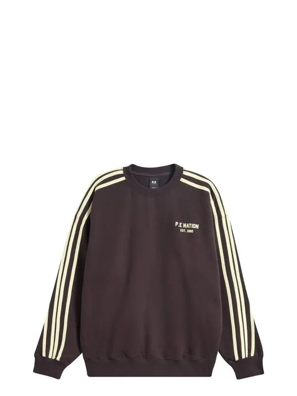 P.E Nation Voltage Oversized Sweatshirt - Black Bean