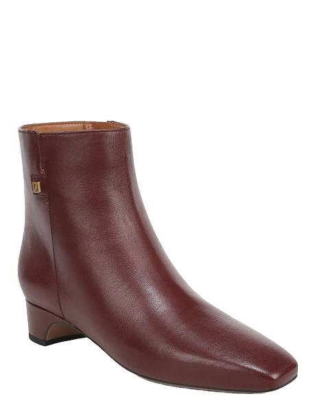 Franco Sarto Luella Leather Bootie - Red Leather