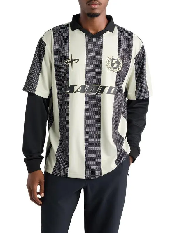 SANTO STUDIO Worldwide Club Layered Jersey - Ivory