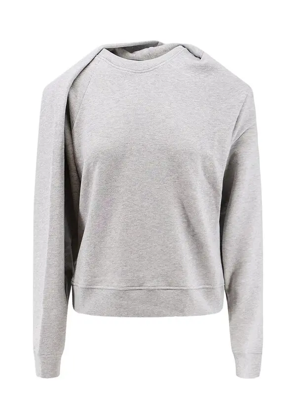 Dries Van Noten Cotton Sweatshirt - Grey