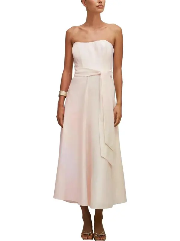 EVER NEW Daniella Strapless A-line Midi Dress - Pink