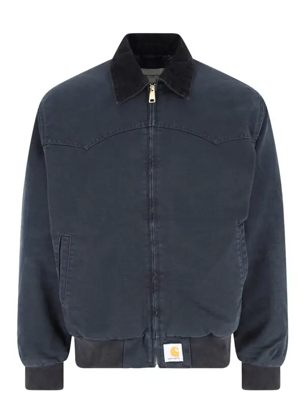 Carhartt Work In Progress Denim "og Santa Fe" Jacket - Black