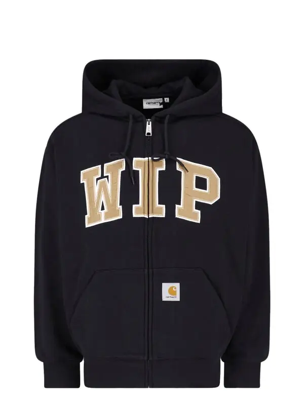 Carhartt Work In Progress Zip Hoodie "wip - Black