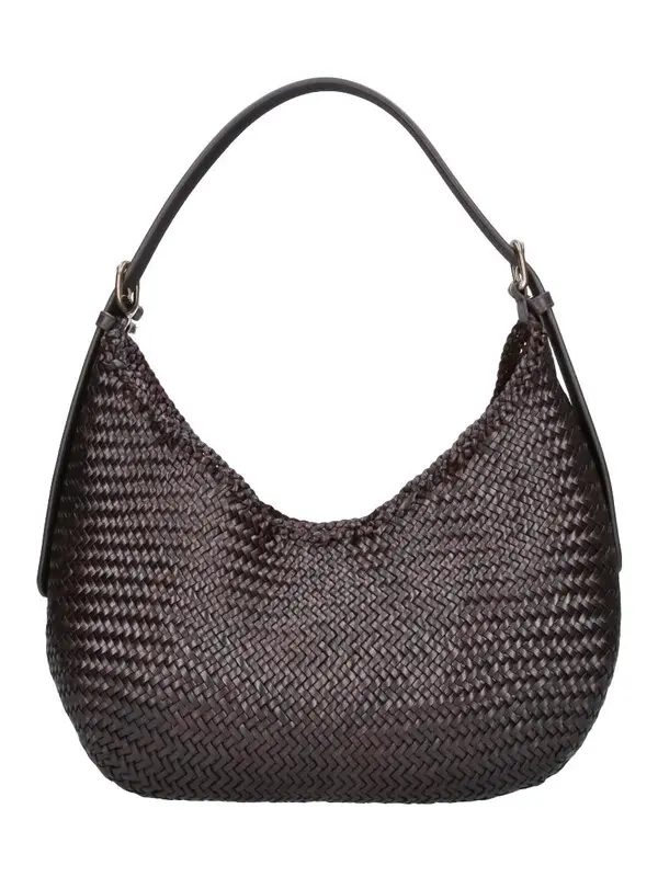 Dragon Diffusion Shoulder Bag “luna Mezza - Brown