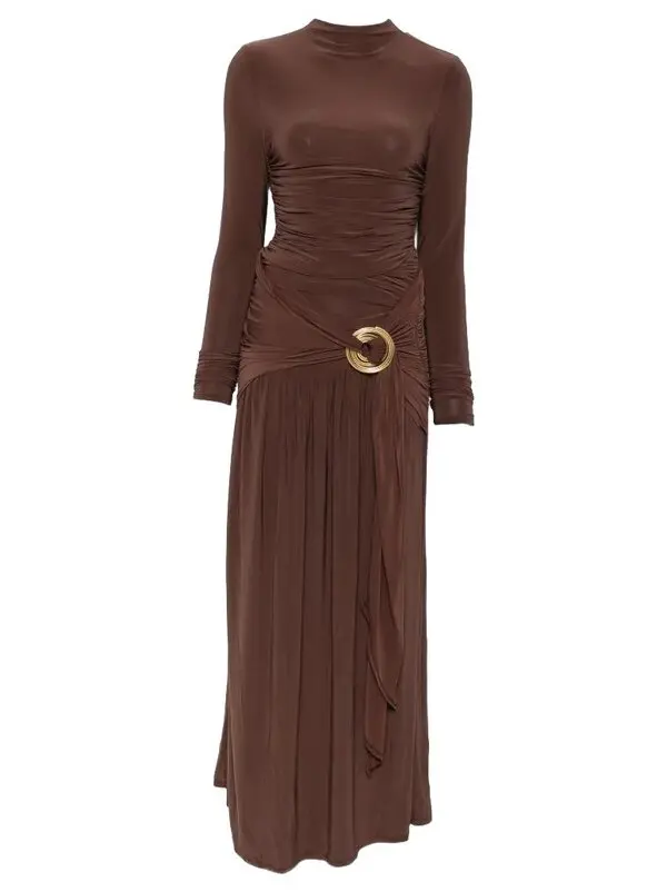Aje Selah Jersey Maxi Dress - Brown