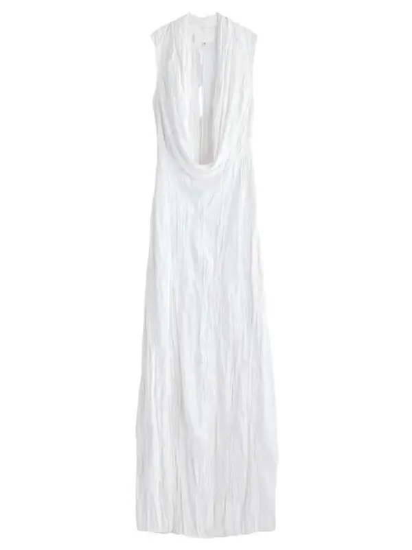 MAISON MARGIELA Bianchetto Sleeveless Maxi Dress - White
