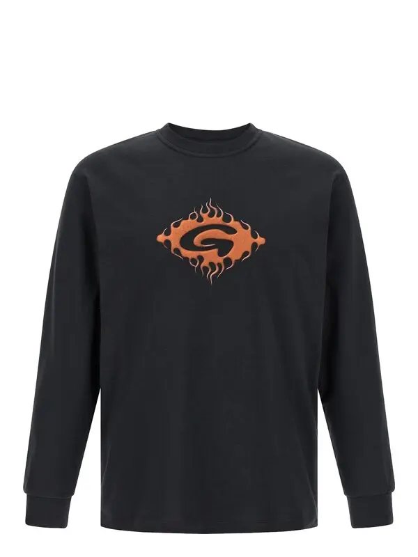 Gramicci Flames' T-shirt - Black
