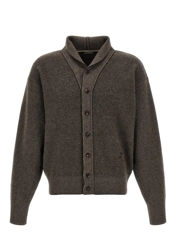 Jacquemus Le Cardigan Pelota' Cardigan - Brown