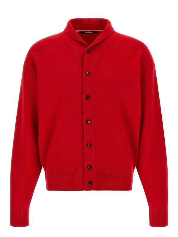Jacquemus Le Cardigan Pelota' Cardigan - Red