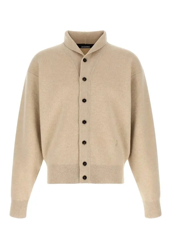Jacquemus Le Cardigan Pelota' Cardigan - Beige