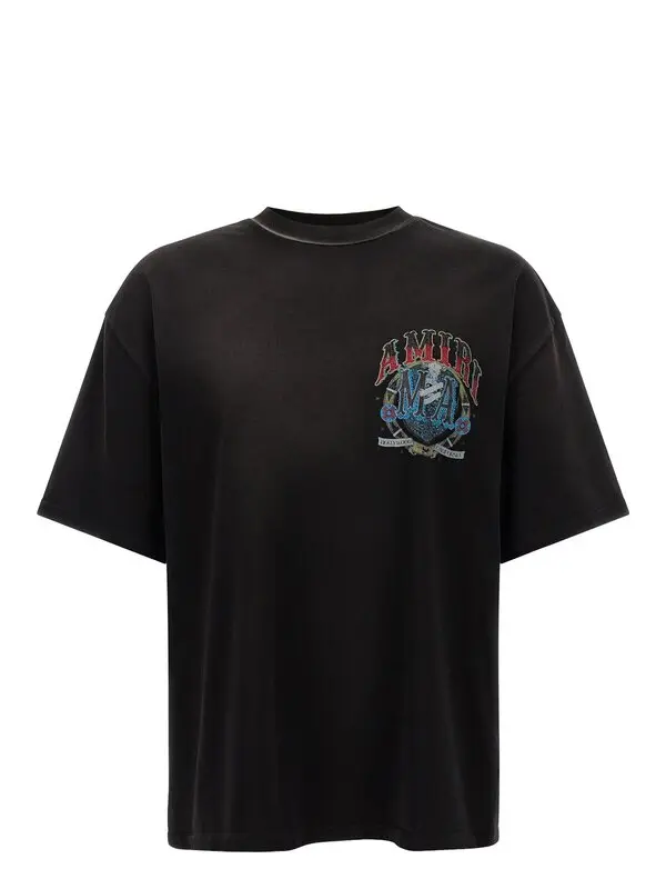 Amiri Crystal Hollywood' T-shirt - Black