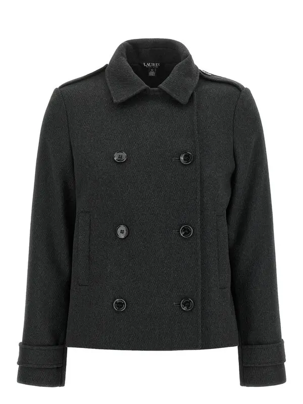 Ralph Lauren Double-breasted Coat - Gray