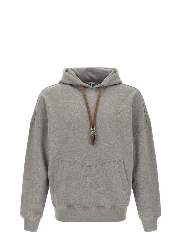 Loewe Anagram' Keyring Hoodie - Gray