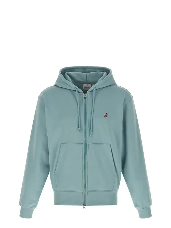 Gramicci One Point' Hoodie - Light Blue