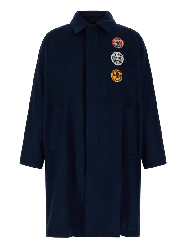 SONG FOR THE MUTE Coach' Coat - Blue