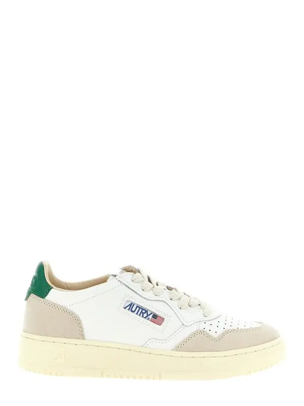 AUTRY Medalist Low Leather And Suede Sneakers - Multi
